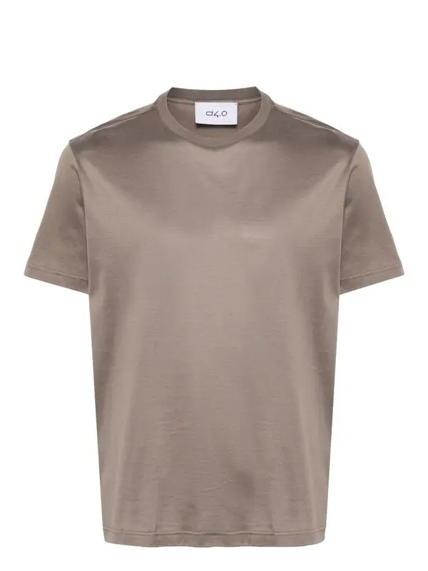 D4.0 Cotton T-shirt - Brown