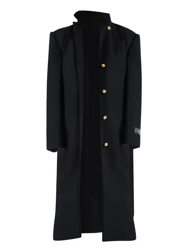 Patou Tailored Coat - Black