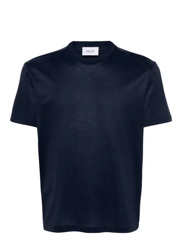 D4.0 Cotton T-shirt - Blue