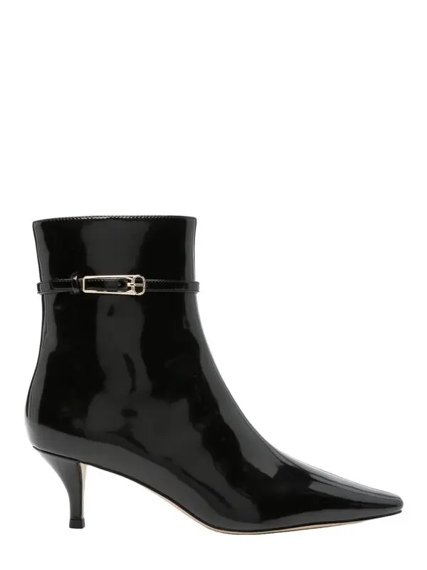 TWINSET Buckle Ankle Boots - Black