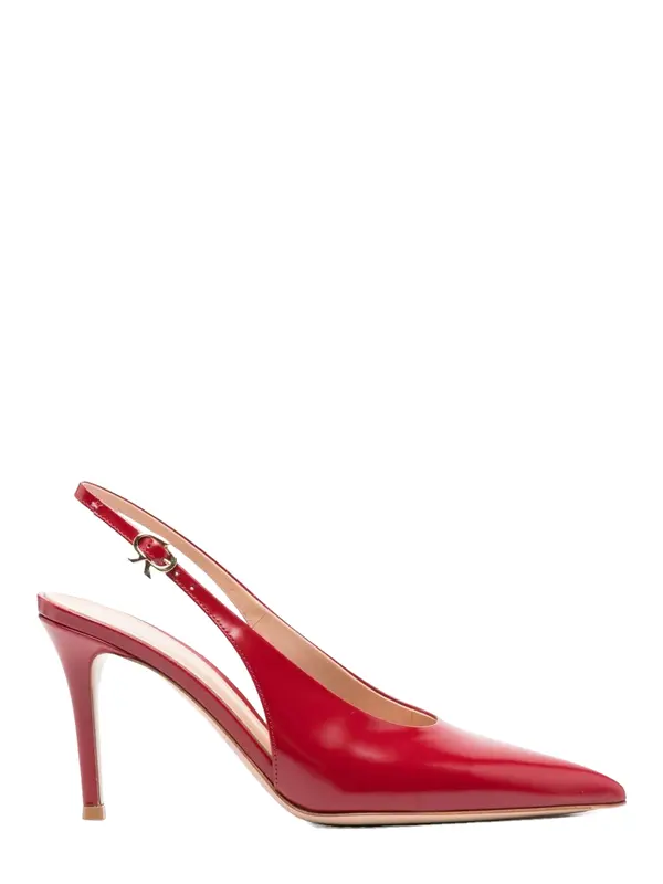 GIANVITO ROSSI Robbie 85mm Slingback Pumps - Red