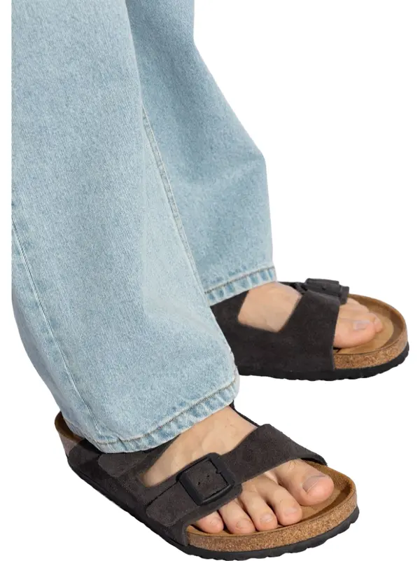 BIRKENSTOCK Arizona Flat Sandals - Grey