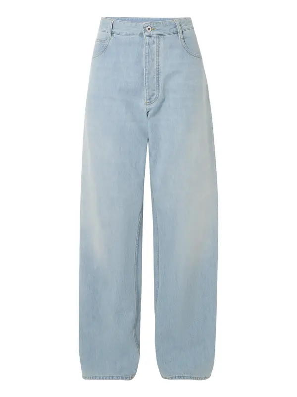 Bottega Veneta High-rise Wide-leg Jeans - Blue