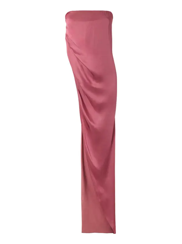 Rick Owens Lido Strapless Asymmetric Top - Pink