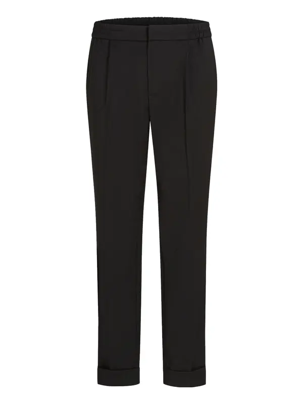 Karl Lagerfeld Tailored Wool-blend Trousers - Black