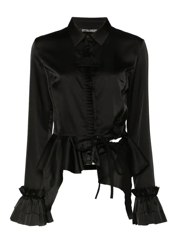 Ottolinger Ruffled Shirt - Black