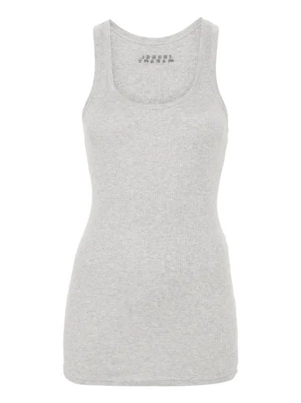 Isabel Marant Tysha Ribbed Tank Top - White