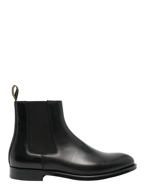 DOUCAL'S Leather Chelsea Boots - Black