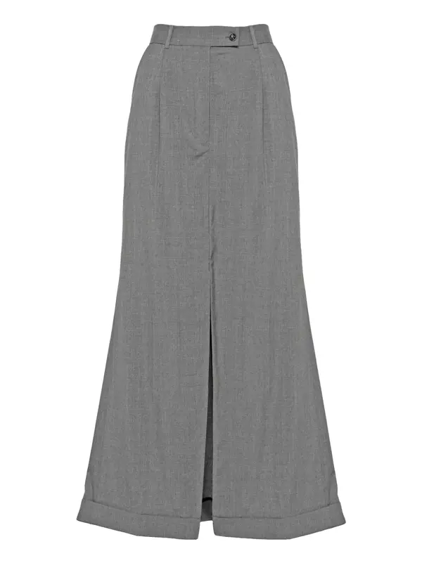 Viktor & Rolf High-waisted Maxi Skirt - Grey