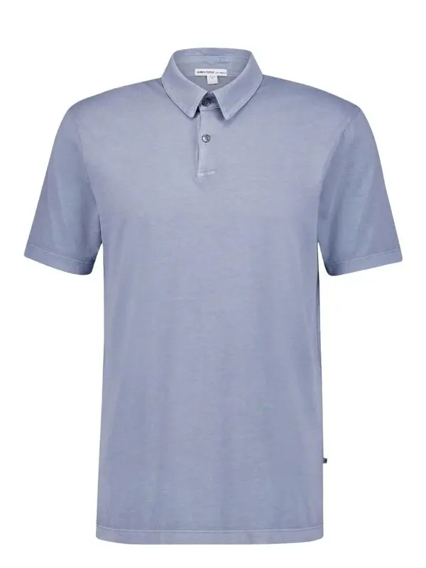 JAMES PERSE Cotton Polo Shirt - Blue