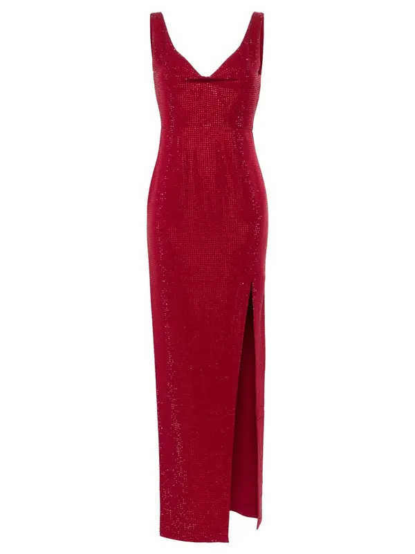 Roland Mouret Diamante Gown - Red
