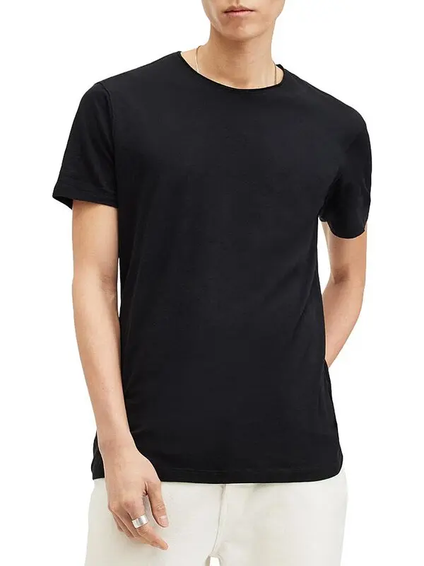 ALLSAINTS Figure Cotton Tee - Jet Black