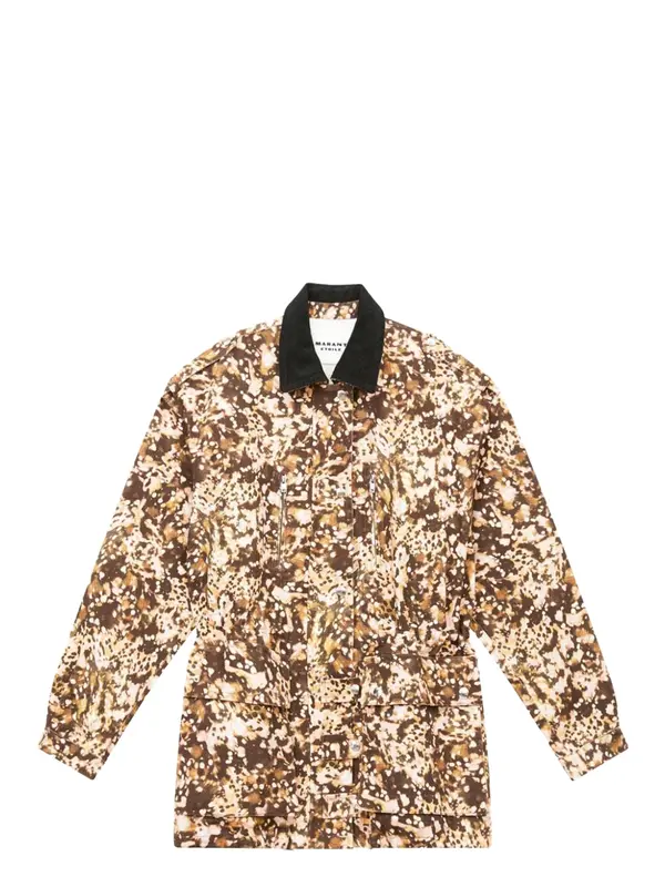 MARANT ETOILE Joanna Printed Jacket - Brown