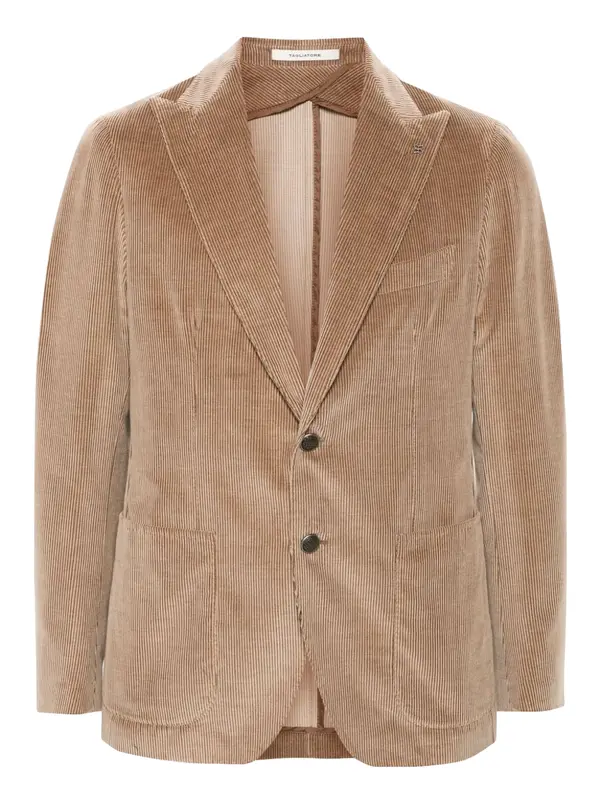 Tagliatore Corduroy Blazer - Neutrals