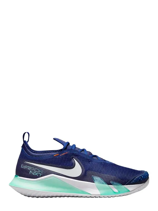 Nike Court React Vapor Nxt Sneakers - Deep Royal Blue/dynamic Turquoise/magma Orange