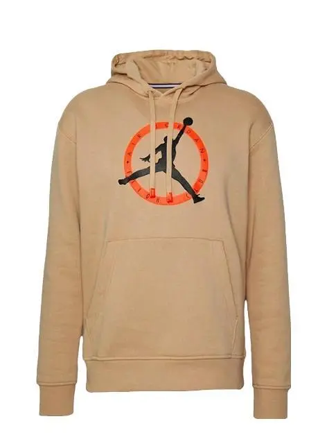 JORDAN Flight Mvp Graphic Fleece Pullover Hoodie - Brown