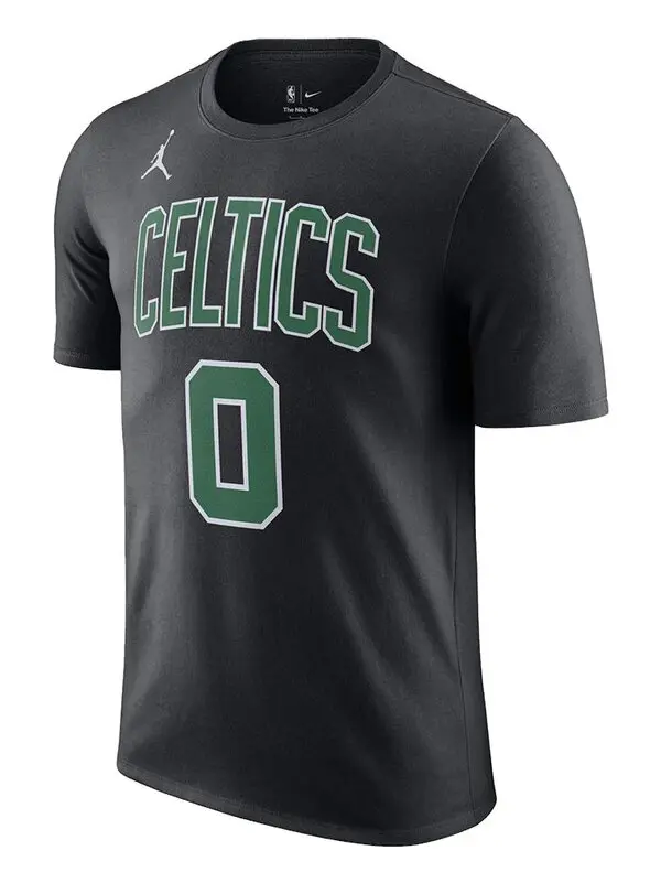 JORDAN Nba Boston Celtics Jayson Tatum Statement Edition T-shirt - Black/white/green