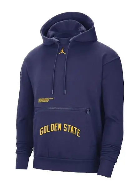 JORDAN Nba Golden State Warriors Statement Edition Fleece Hoodie - Purple