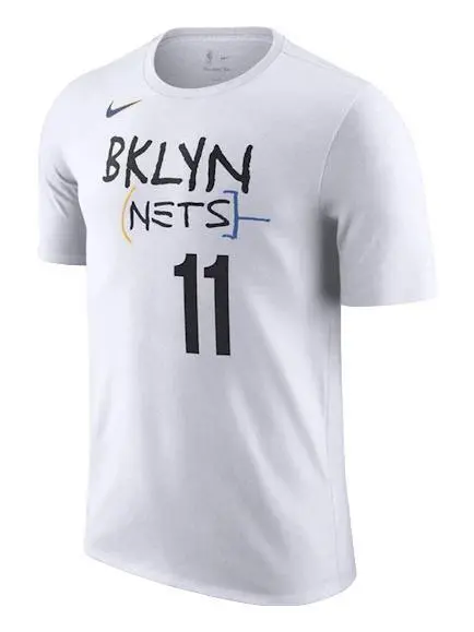 Nike Nba Brooklyn Nets Kyrie Irving City Edition T-shirt - White