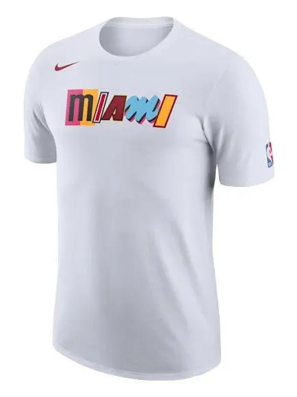 Nike Nba Miami Heat City Edition T-shirt - White