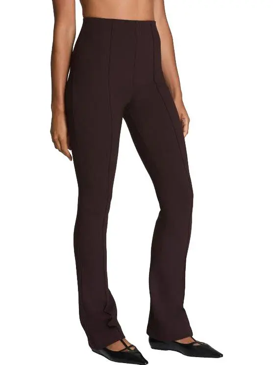 Spanx Pull-on Demi Bootcut Ponte Pants - Truffle Brown