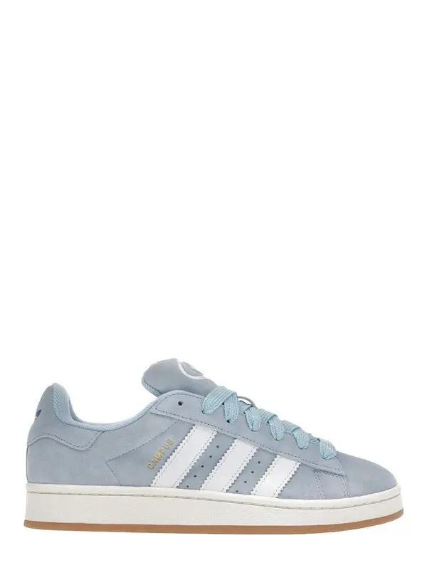 Adidas Campus 00s Gum Sneakers - Clear Sky/blue/gold Metallic