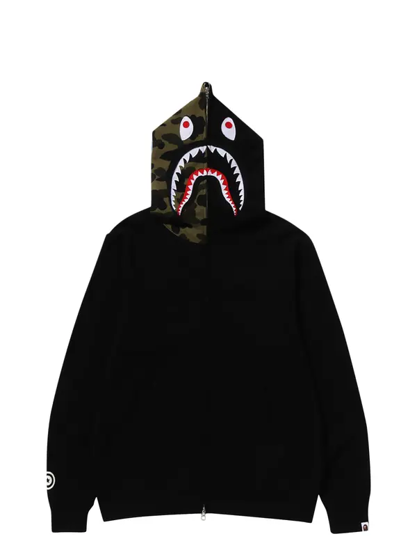 BAPE Shark Full Zip Hoodie - Black