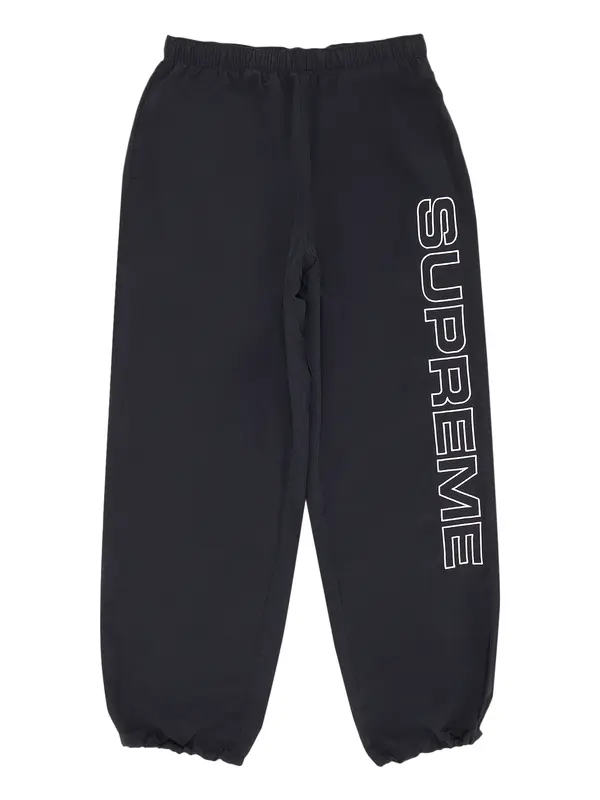 Supreme Spellout Embroidered Track Pant - Black