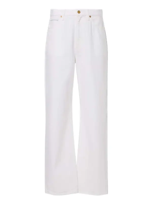 Tove Sade High-rise Straight Jeans - White