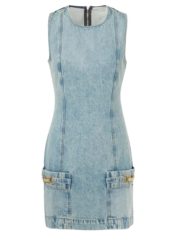 Stella McCartney Denim Minidress - Blue