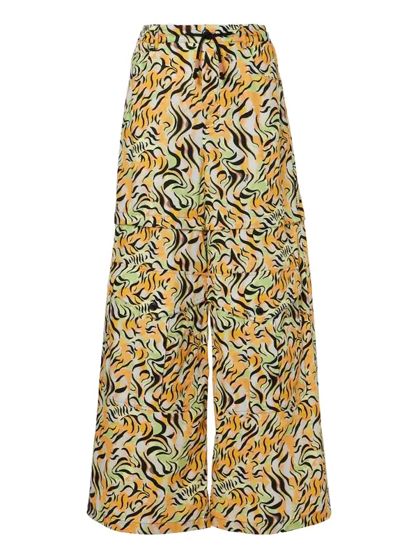 Marni Printed Wide-leg Pants - Multicoloured