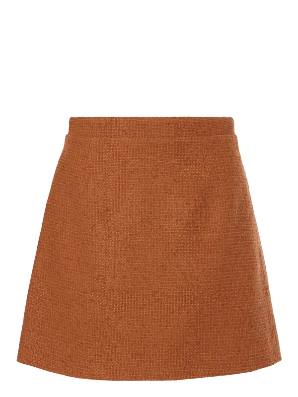 Patou Iconic Miniskirt - Beige