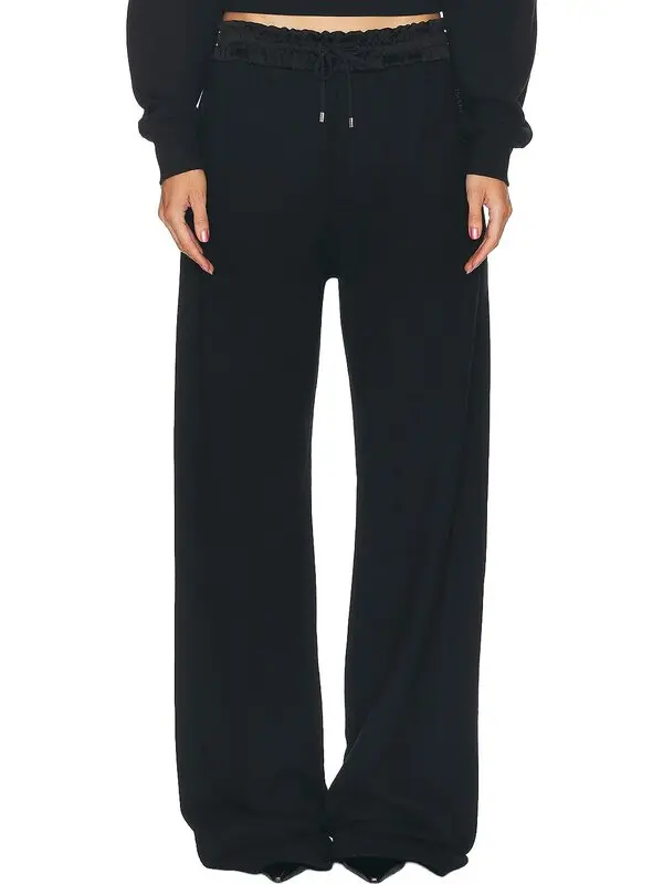 Saint Laurent Wide Leg Pant - Noir