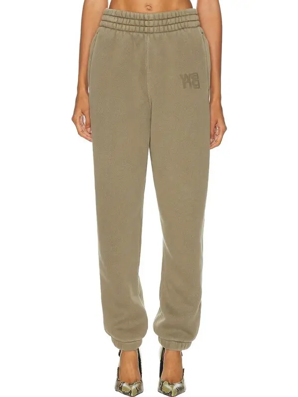 Alexander Wang Essential Terry Classic Sweatpant - Washed Walnut