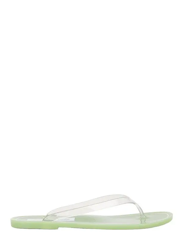 Christopher Esber Jo Flip Flop - Cucumber & Clear