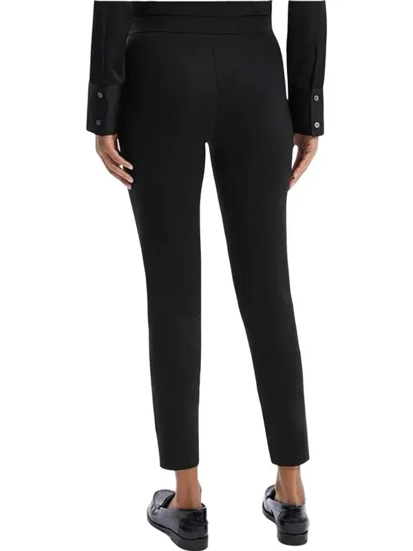Theory Adbelle Core Scuba High-waist Ankle Leggings - Black