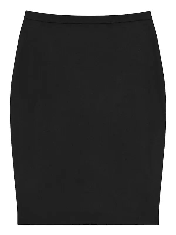 Theory Traceable Wool Pencil Skirt - Black