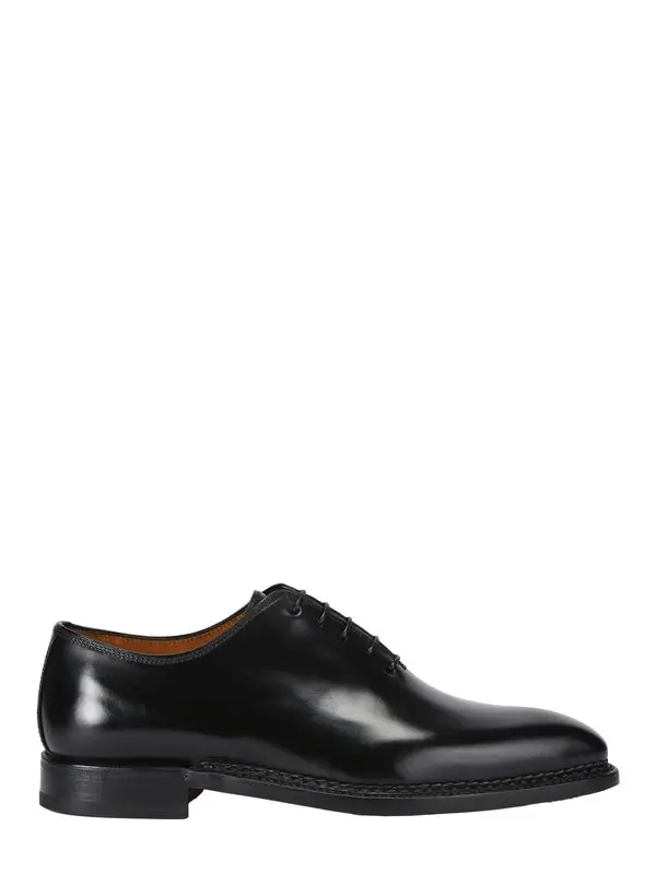 Bontoni Leather De La Ville Oxford Shoes - Black