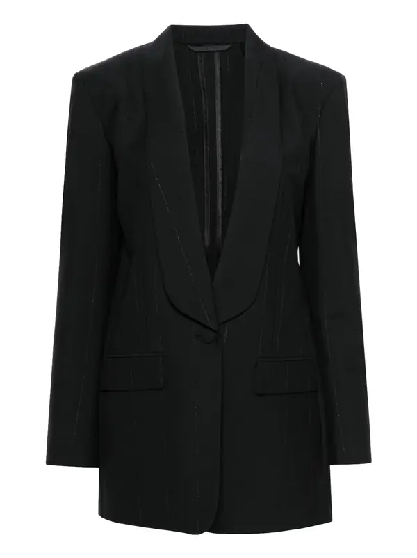 Givenchy Lurex Stripes Blazer - Black