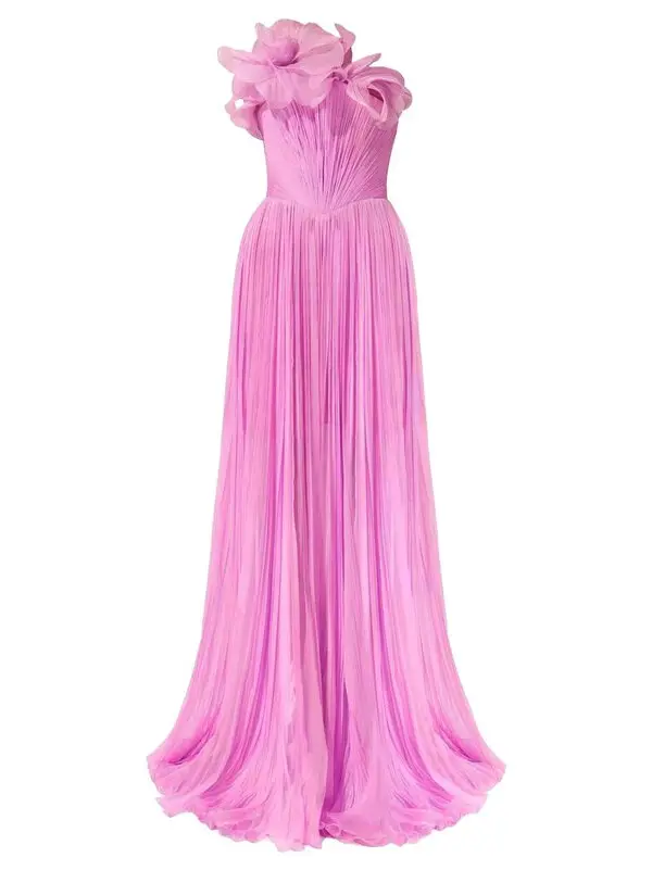 IRIS SERBAN Angel Strapless Gown - Pink