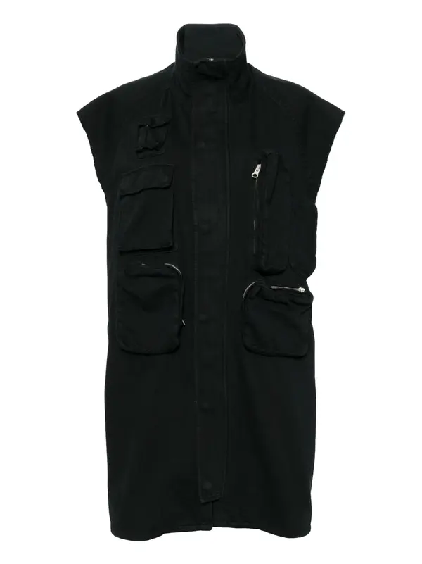 MAISON MARGIELA Multi-pocket Vest - Black