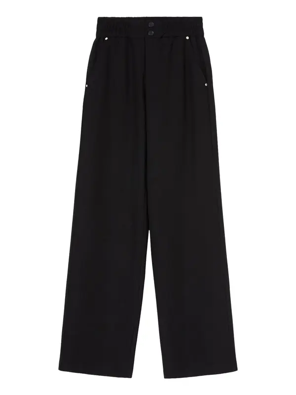 Pinko Semaforo Straight-leg Trousers - Black