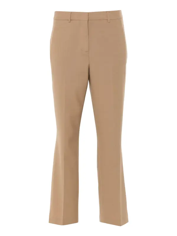 SEMICOUTURE Cropped Trousers - Neutrals