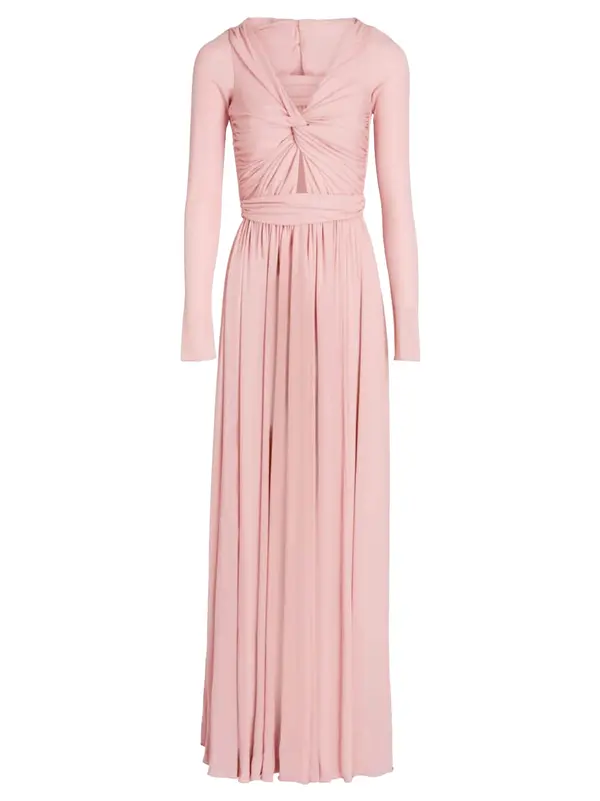 Giambattista Valli Twist-front Maxi Dress - Pink