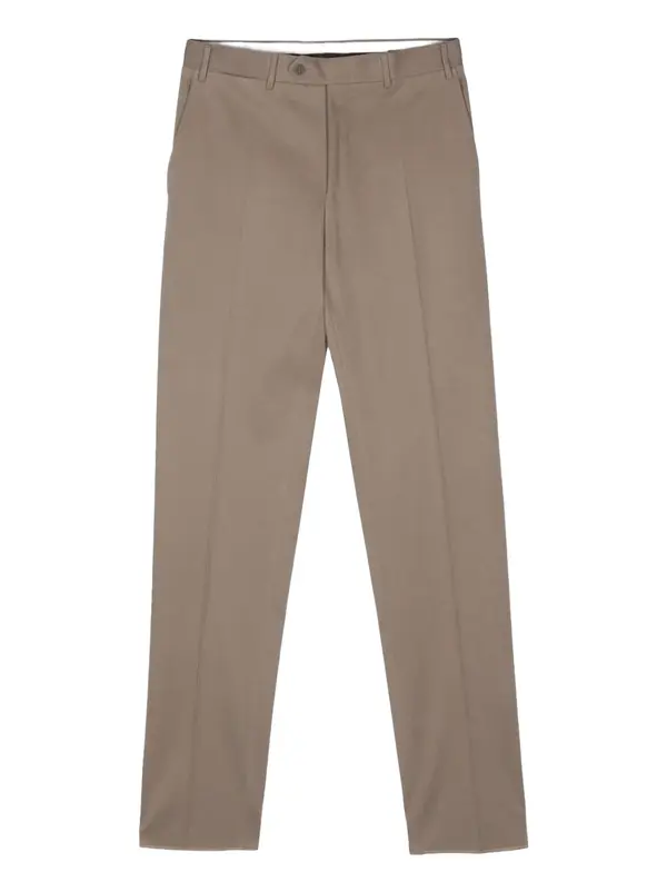Canali Straight-leg Trousers - Green