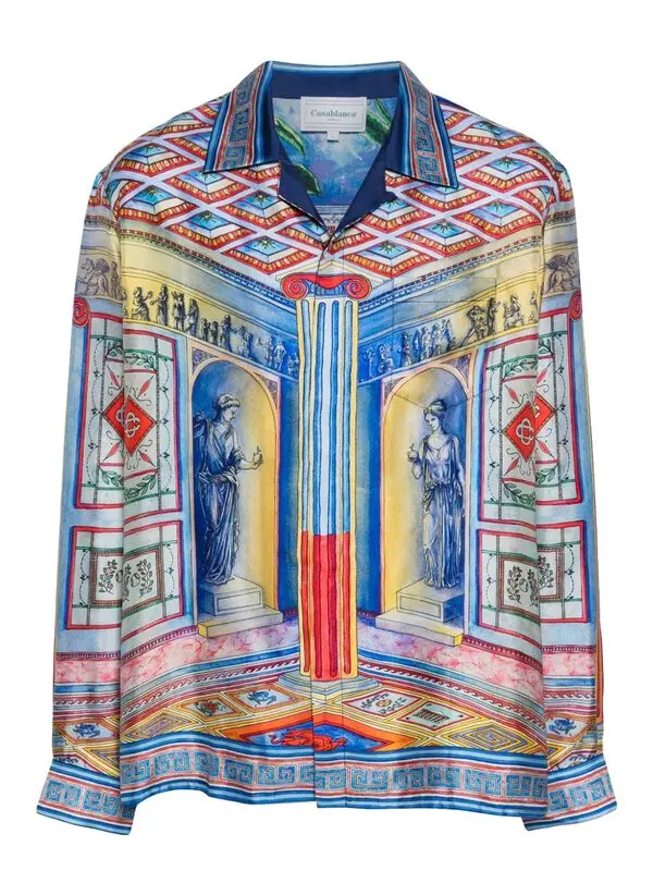 Casablanca La Temple Shirt - Blue