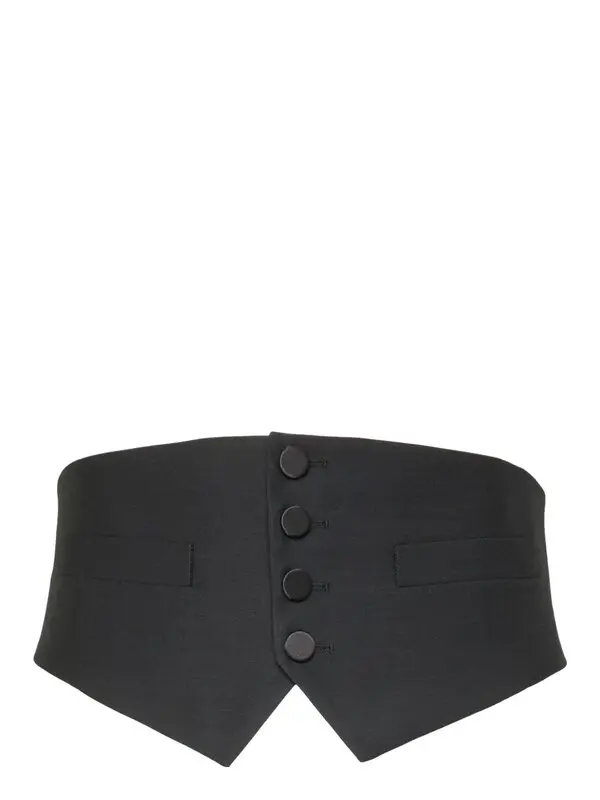 Dsquared2 Button-front Cummerbund - Black
