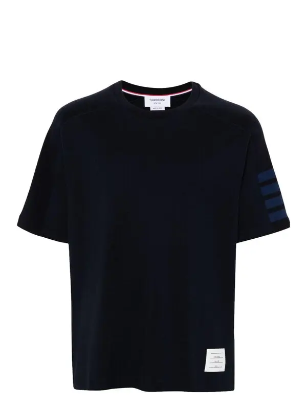 Thom Browne 4-bar Stripe T-shirt - Blue