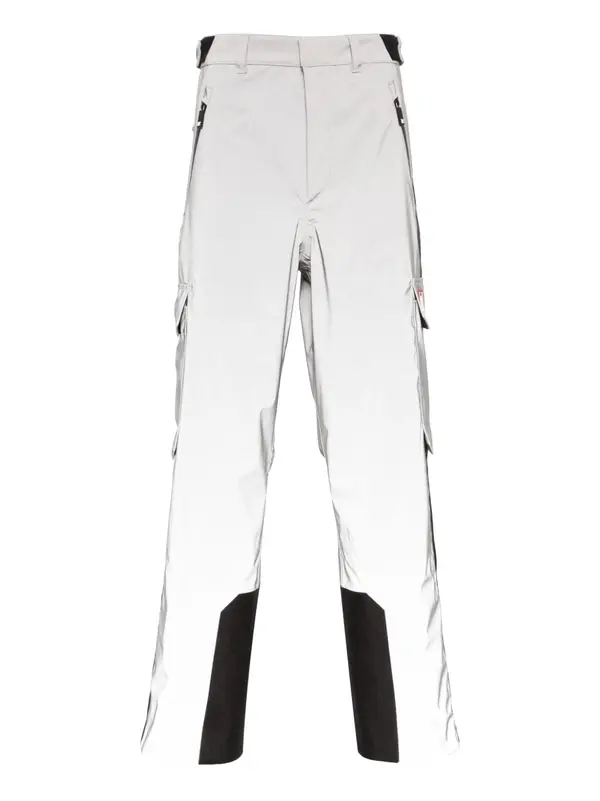 Palm Angels Reflective Logo-tape Ski Trousers - Silver