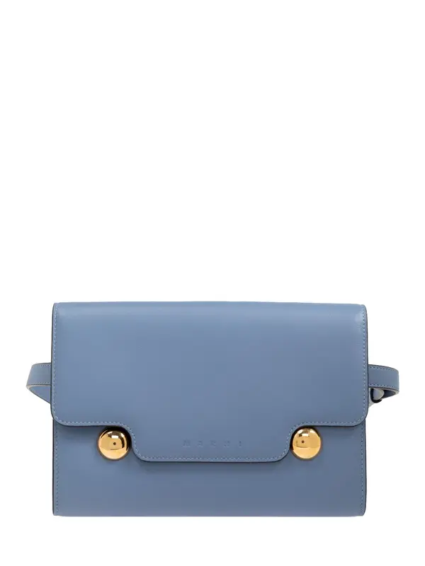 Marni Trunkaroo Leather Belt Bag - Blue